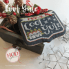 Cool Yule - a new classic with the reds, white & green of the season